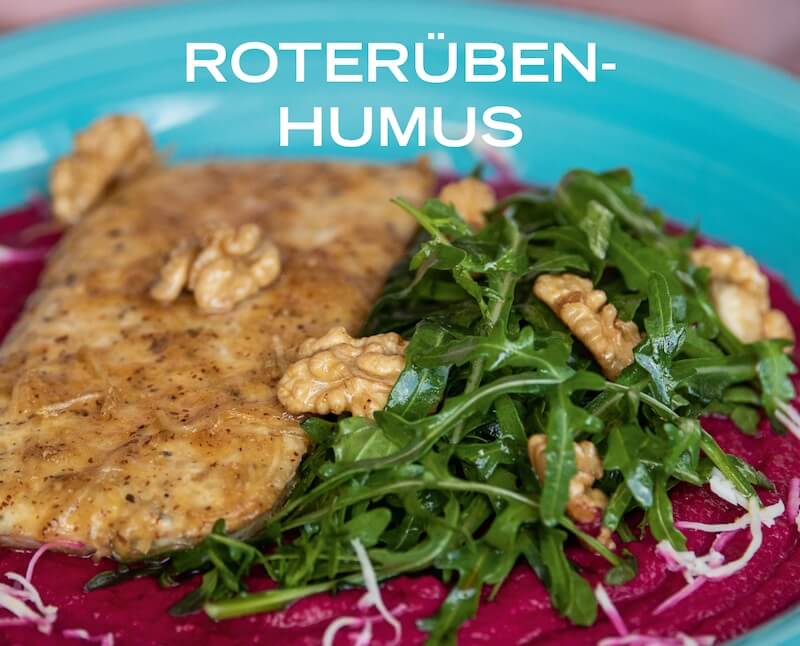 Rote Rüben-Humus » Vegetarisches Rezept von Hermann.BIO
